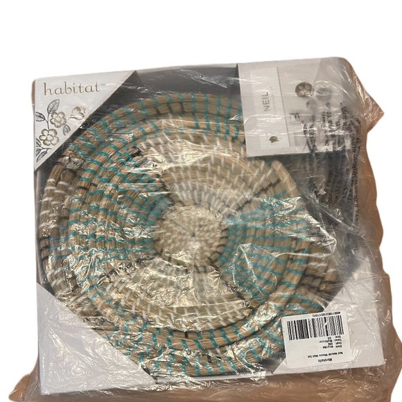 Neil | Wall Decor | Natural Woven Wall Set Habitat Decor 3 Pieces ...